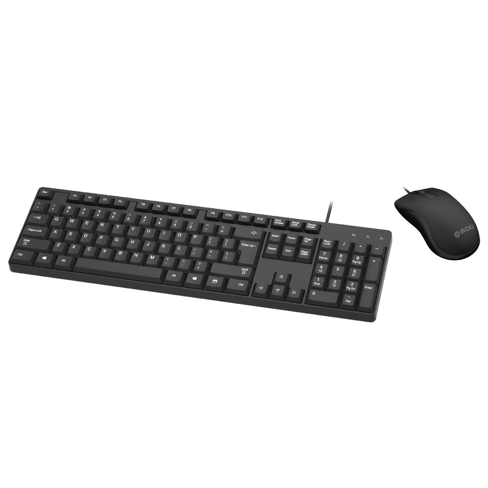 Keyboard & Mouse Combo - Wired USB – Moki NZ Wholesale